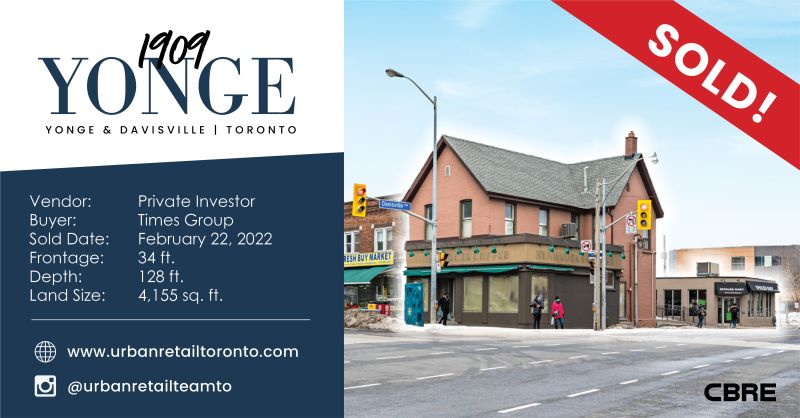 Teddy Taggart on LinkedIn: CBRE Canada's Urban Retail Team, is pleased ... Teddy Taggart on LinkedIn: CBRE Canada's Urban Retail Team, is pleased ...