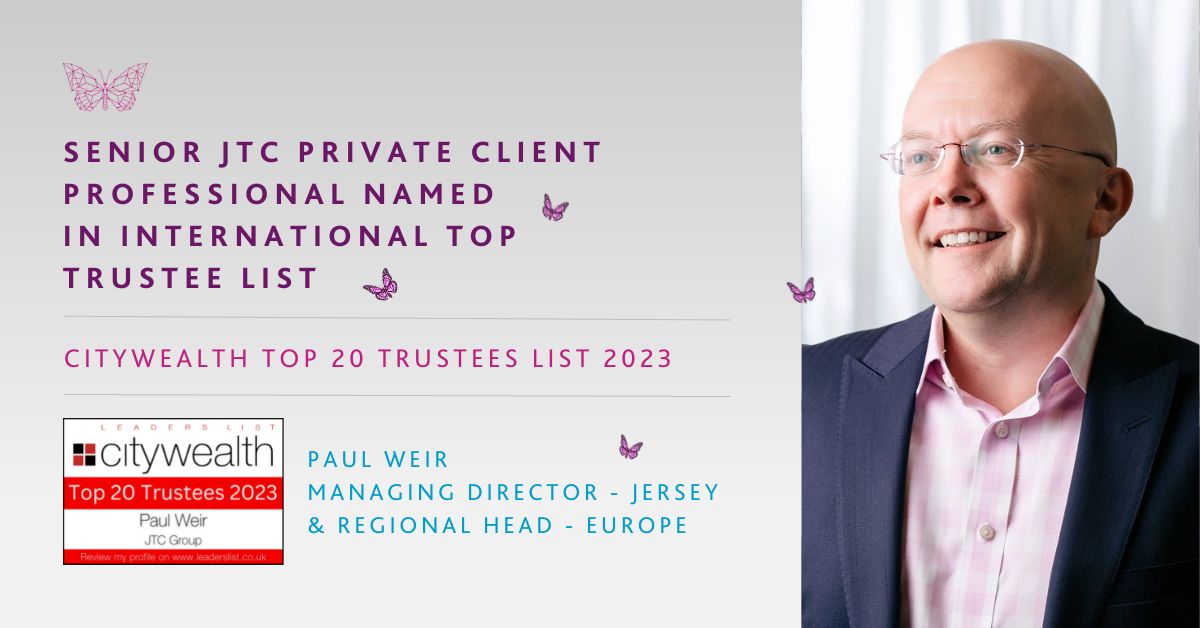 JTC Group on LinkedIn: Senior JTC Private Client Professional Named In ... JTC Group on LinkedIn: Senior JTC Private Client Professional Named In ...