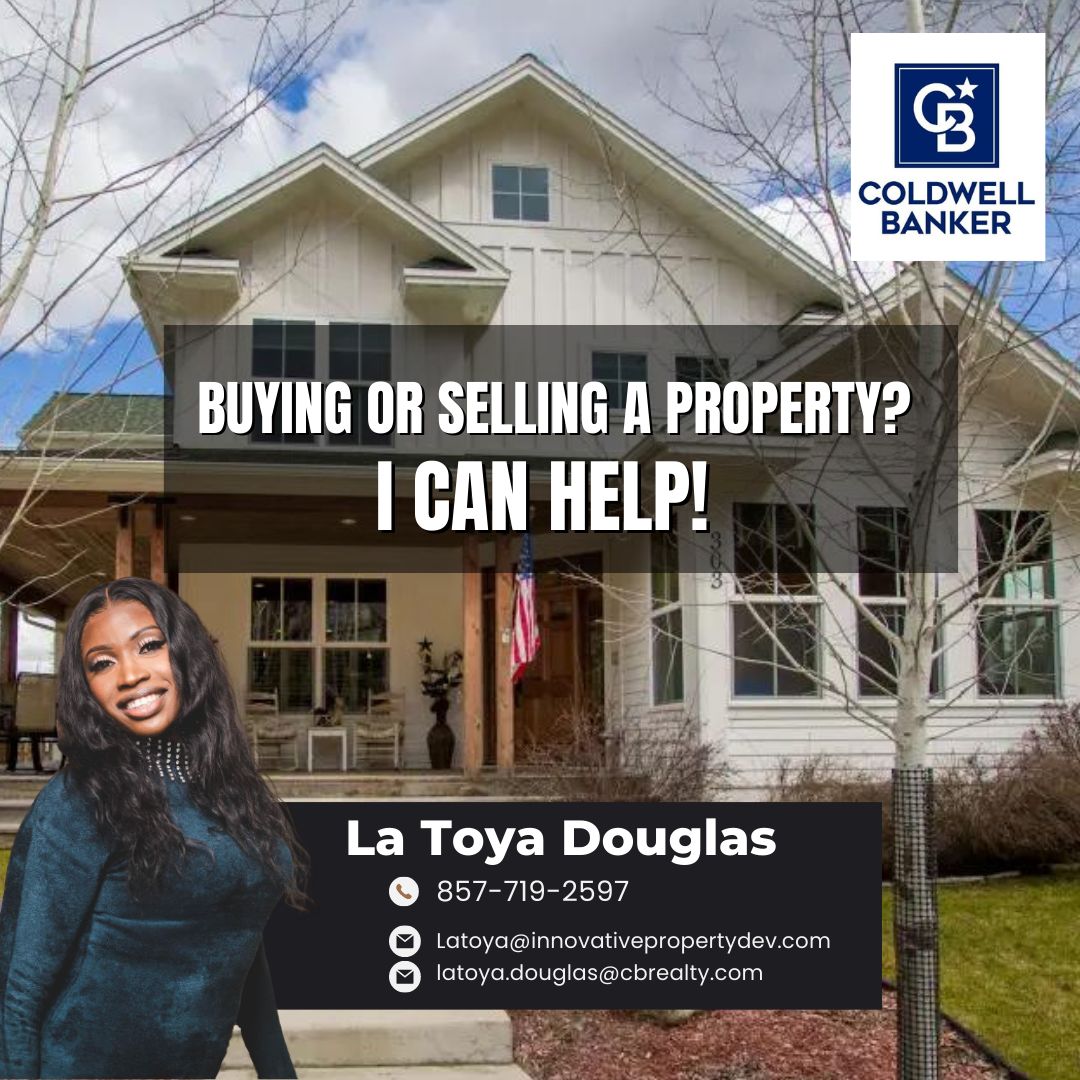 LA TOYA DOUGLAS on LinkedIn: BUYING OR SELLING A PROPERTY? I CAN HELP ... LA TOYA DOUGLAS on LinkedIn: BUYING OR SELLING A PROPERTY? I CAN HELP ...