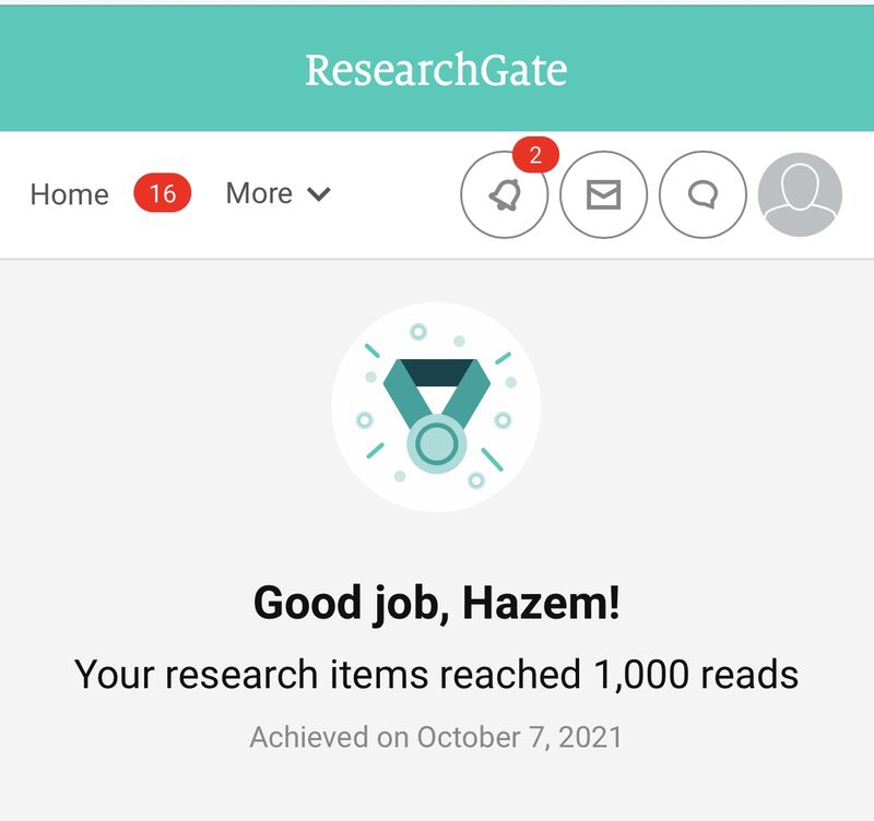 Dr. Hazem Hasan, PMP on LinkedIn: Thrilled that my paper has reached ... Dr. Hazem Hasan, PMP on LinkedIn: Thrilled that my paper has reached ...