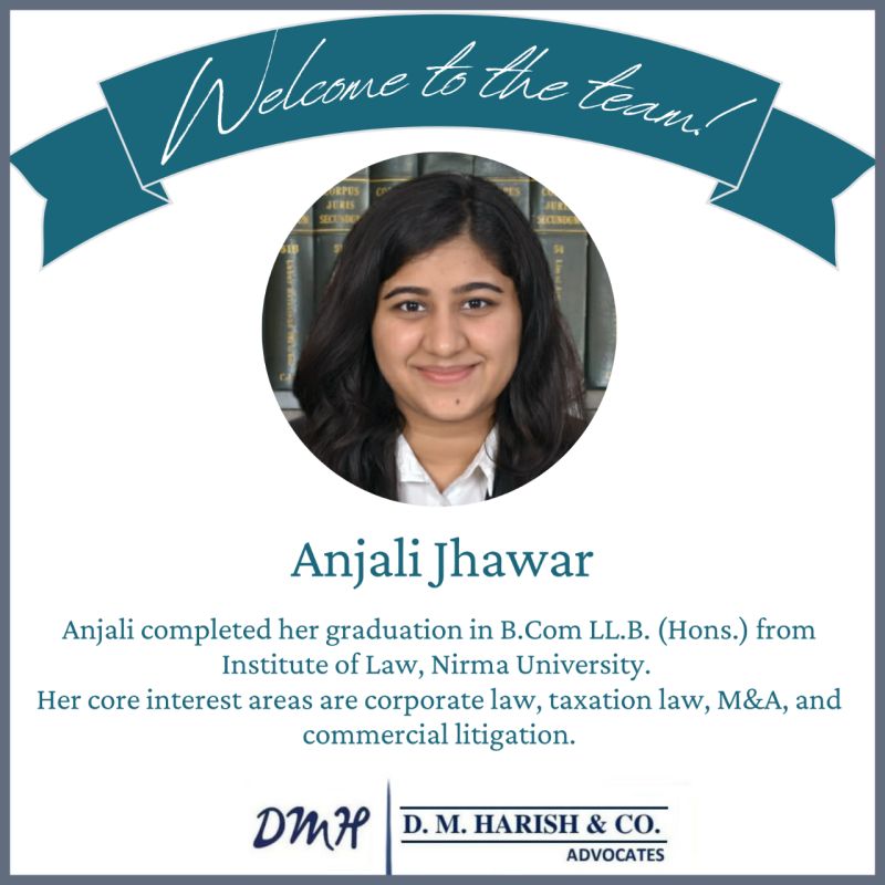 D. M. Harish & Co., Advocates on LinkedIn: Hi Anjali Jhawar! It's good ... D. M. Harish & Co., Advocates on LinkedIn: Hi Anjali Jhawar! It's good ...