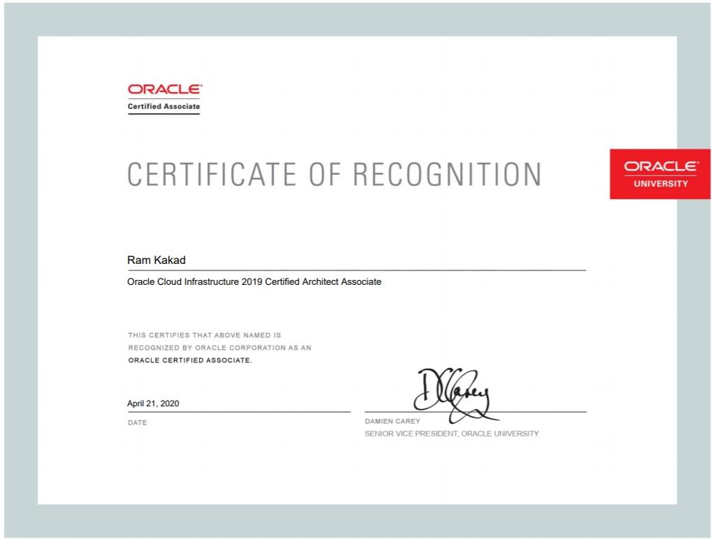 Ram Kakad on LinkedIn: #oraclecloud #cloud #oraclecloudinfrastructure # ... Ram Kakad on LinkedIn: #oraclecloud #cloud #oraclecloudinfrastructure # ...