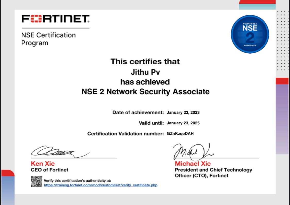 Jithu PV on LinkedIn: I’m happy to share that I’ve obtained a new ... Jithu PV on LinkedIn: I’m happy to share that I’ve obtained a new ...