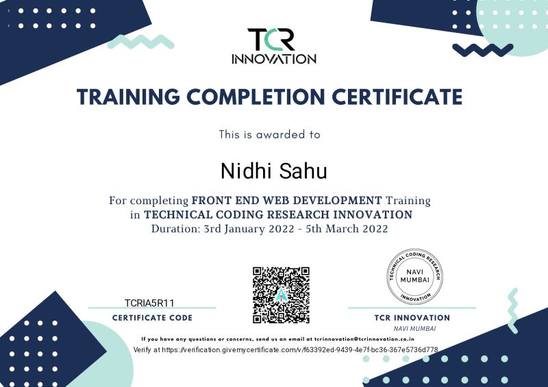 Nidhi Sahu on LinkedIn: #innovation #webdevelopment Nidhi Sahu on LinkedIn: #innovation #webdevelopment