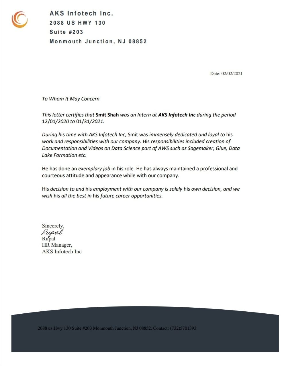 Smit Shah on LinkedIn: #internship Smit Shah on LinkedIn: #internship