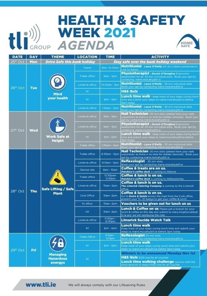 Matthew Keane MSc CMIOSH on LinkedIn: #cifsafety21 #tligroup #safety Matthew Keane MSc CMIOSH on LinkedIn: #cifsafety21 #tligroup #safety