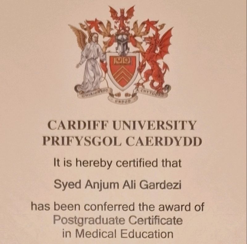 Syed Anjum Gardezi on LinkedIn: #pgcertmeded | 17 comments Syed Anjum Gardezi on LinkedIn: #pgcertmeded | 17 comments