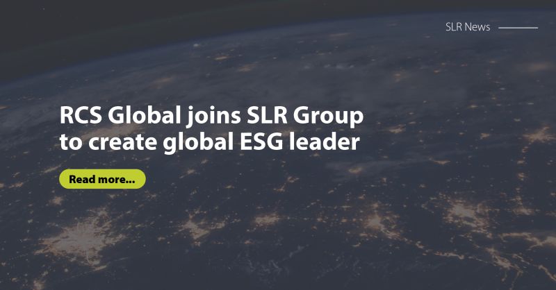 SLR Consulting on LinkedIn: RCS Global joins SLR Group to create global ... SLR Consulting on LinkedIn: RCS Global joins SLR Group to create global ...