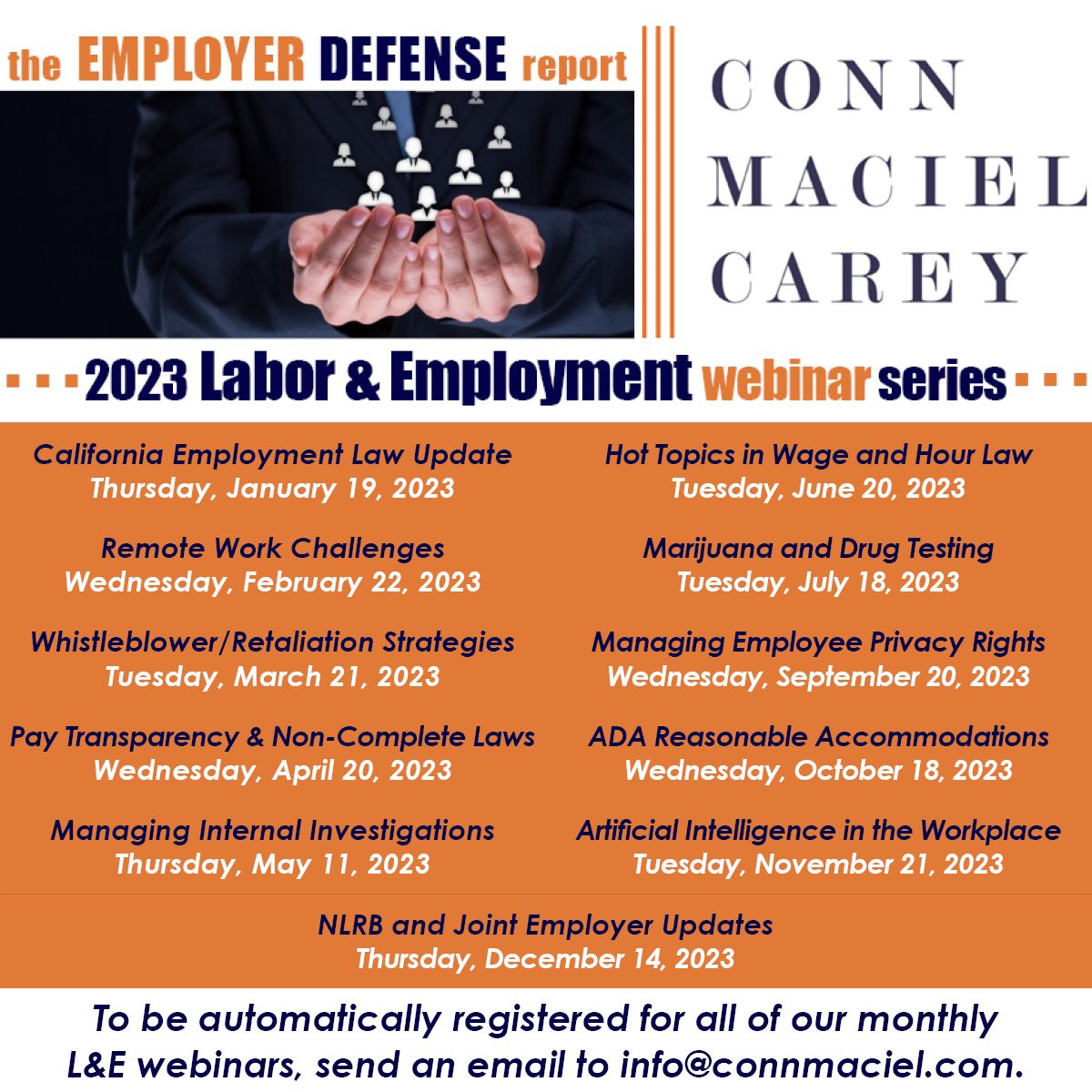 Conn Maciel Carey LLP on LinkedIn: #shrm #hrci Conn Maciel Carey LLP on LinkedIn: #shrm #hrci