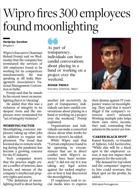 Amit Jha on LinkedIn: #moonlighting #wipro Amit Jha on LinkedIn: #moonlighting #wipro