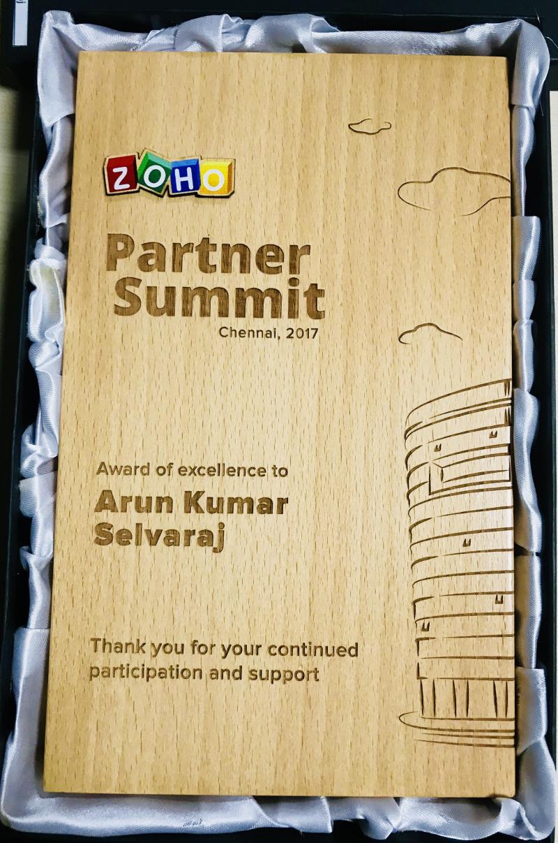 Arun kumar Selvaraj on LinkedIn: Thank you Zoho 🙏 Arun kumar Selvaraj on LinkedIn: Thank you Zoho 🙏
