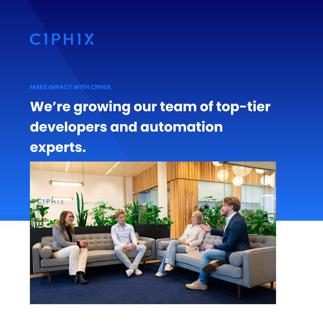 Ciphix on LinkedIn: Grow Your Career at Ciphix | We're Hiring! · Ciphix Ciphix on LinkedIn: Grow Your Career at Ciphix | We're Hiring! · Ciphix