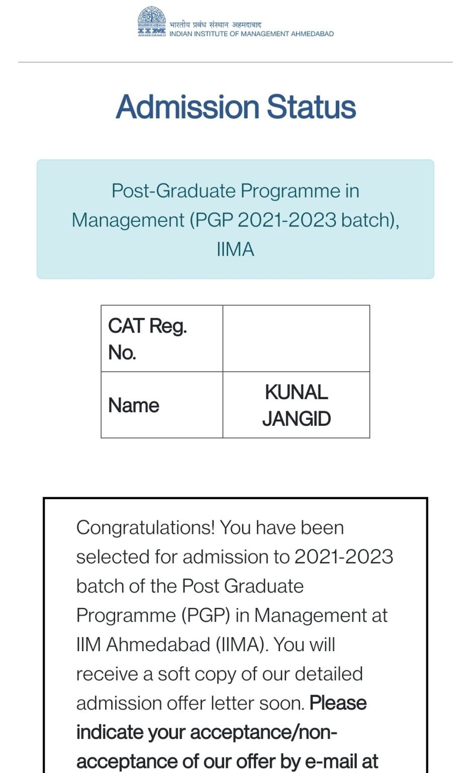 Kunal Jangid on LinkedIn: Dear All, I am pleased to announce that I ... Kunal Jangid on LinkedIn: Dear All, I am pleased to announce that I ...