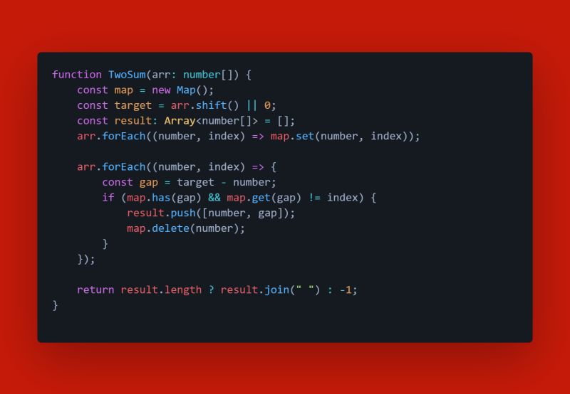 Amit Bar-Gil on LinkedIn: #typescript #twosum #algorithms #map #hashmap ... Amit Bar-Gil on LinkedIn: #typescript #twosum #algorithms #map #hashmap ...