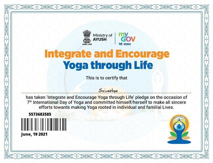 Srivathsa Acharya on LinkedIn: #pledge #government #yoga Srivathsa Acharya on LinkedIn: #pledge #government #yoga