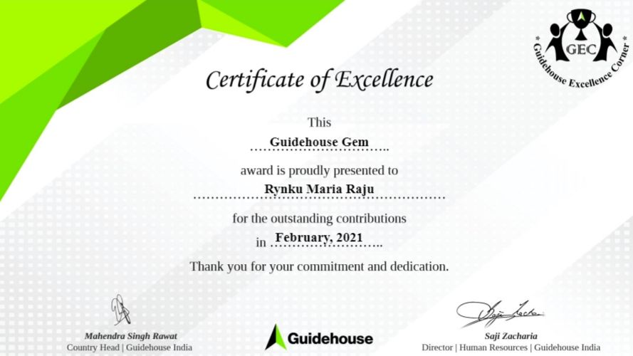 RYNKU MARIA RAJU on LinkedIn: GEM AWARD For fixing 500+ Security ... RYNKU MARIA RAJU on LinkedIn: GEM AWARD For fixing 500+ Security ...