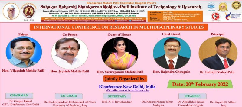 Abhijit Shinde on LinkedIn: International conference on Research ... Abhijit Shinde on LinkedIn: International conference on Research ...