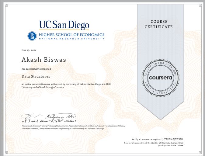 Akash Biswas on LinkedIn: Thanks Coursera and JIS College of ... Akash Biswas on LinkedIn: Thanks Coursera and JIS College of ...