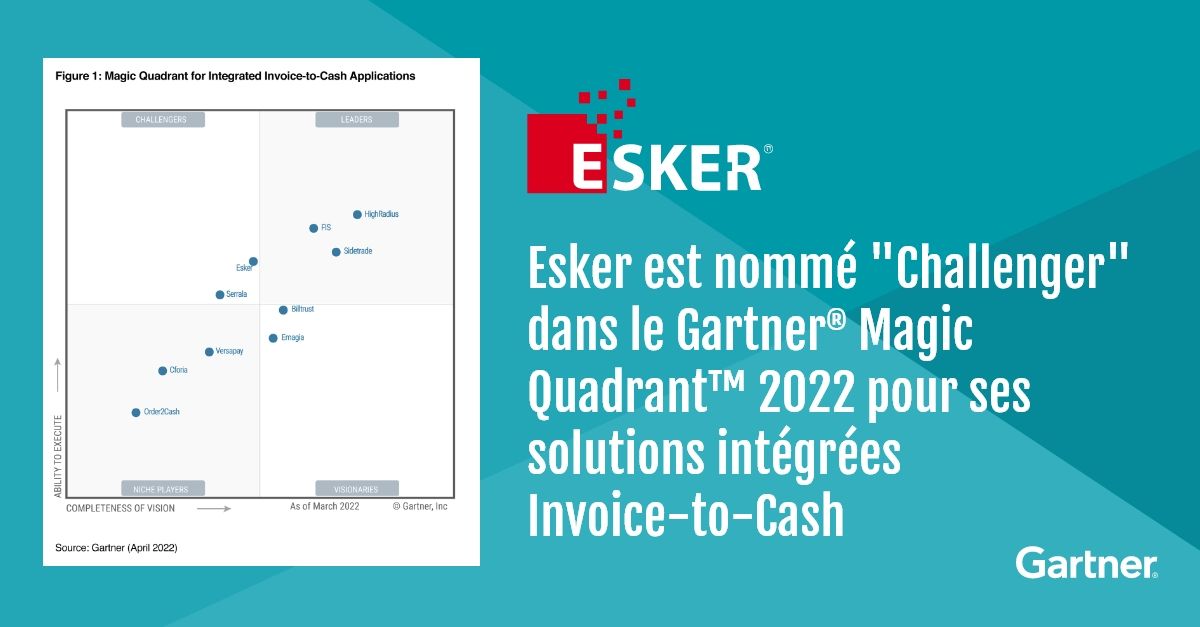 Ludovick Chantelles on LinkedIn: Esker est nommé « Challenger » dans le ... Ludovick Chantelles on LinkedIn: Esker est nommé « Challenger » dans le ...