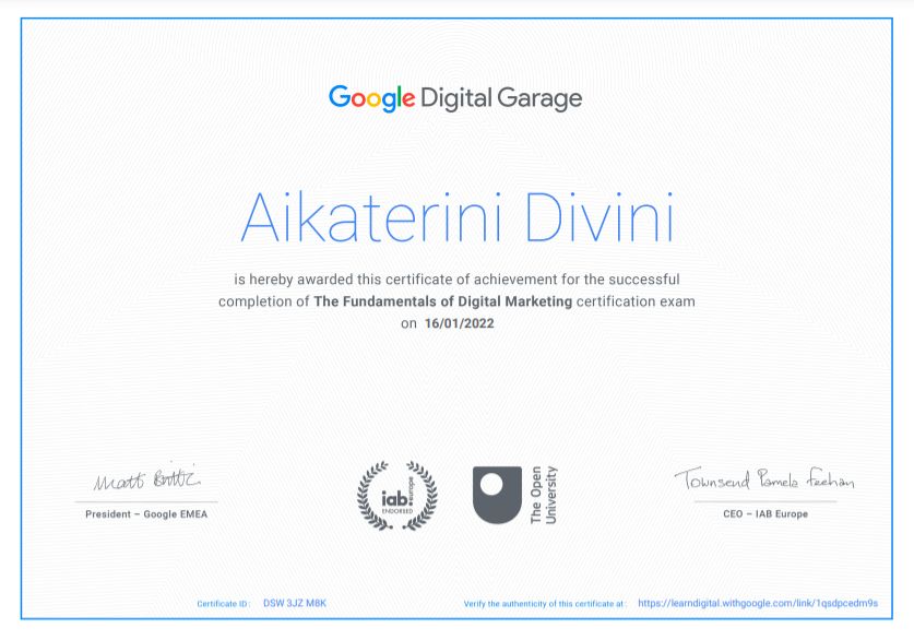 Katerina Divini on LinkedIn: I am very happy to announce that I have ... Katerina Divini on LinkedIn: I am very happy to announce that I have ...