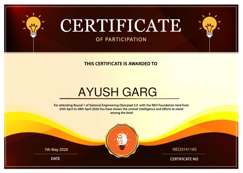 Ayush Garg on LinkedIn: #neo #engineering #olympiad Ayush Garg on LinkedIn: #neo #engineering #olympiad
