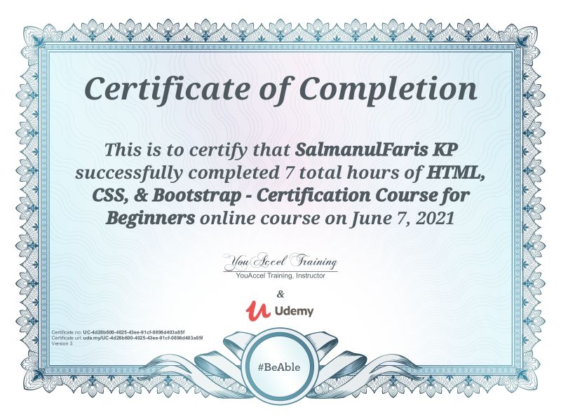 Salmanul Faris KP on LinkedIn: #udemycourses #html #css #bootstrap # ... Salmanul Faris KP on LinkedIn: #udemycourses #html #css #bootstrap # ...