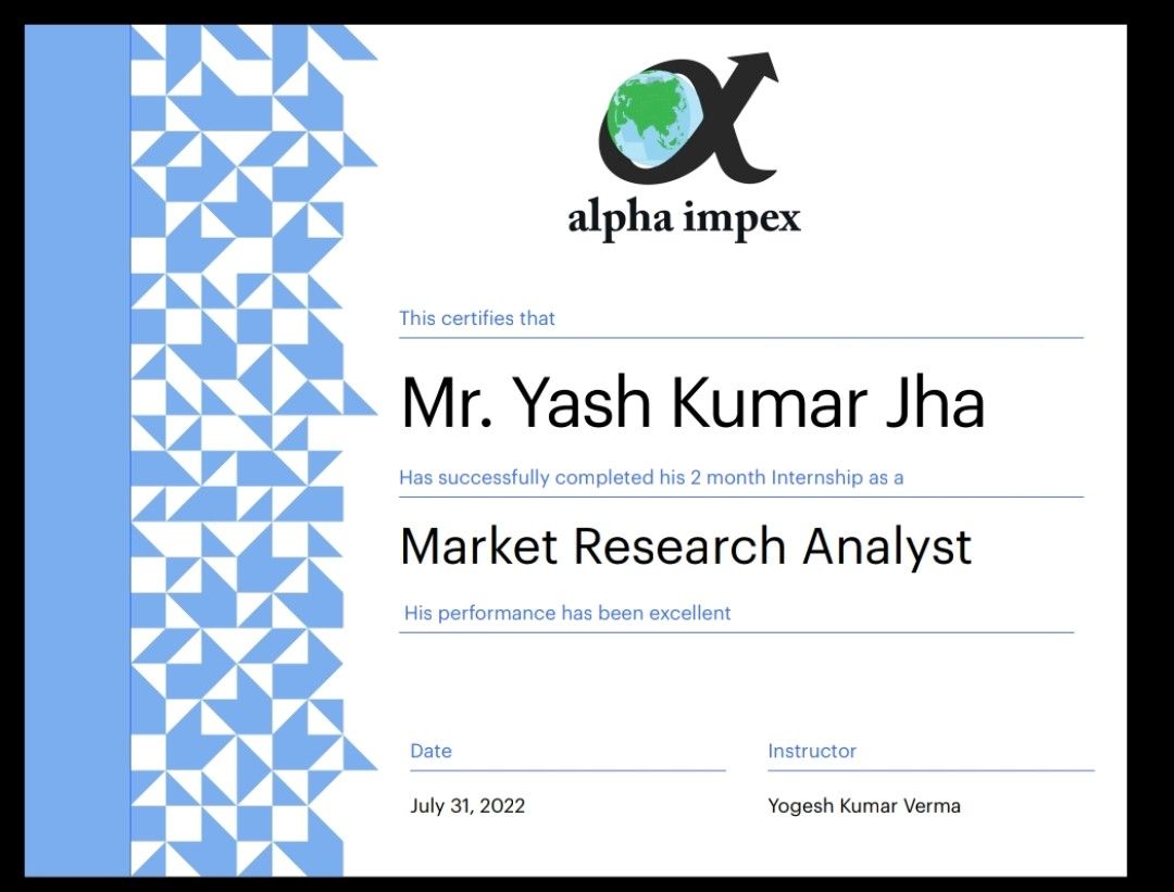 Yash Kumar Jha on LinkedIn: #thapar #summerinternship Yash Kumar Jha on LinkedIn: #thapar #summerinternship