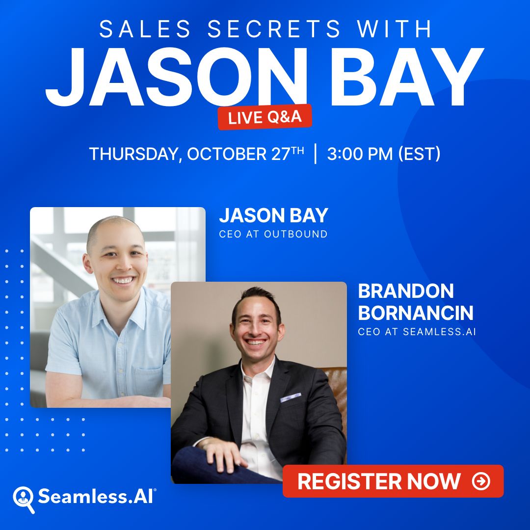 Jason Bay on LinkedIn: The Seamless.AI and Brandon Bornancin are ... Jason Bay on LinkedIn: The Seamless.AI and Brandon Bornancin are ...