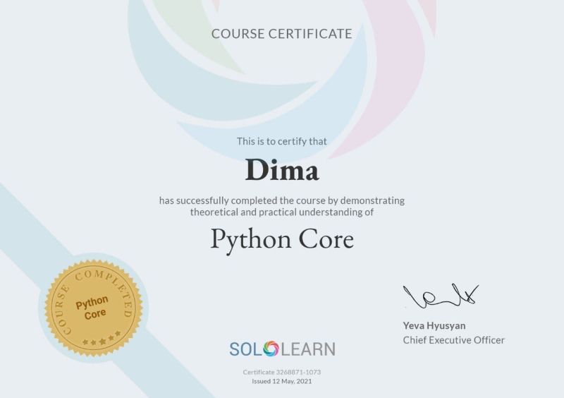 Dmitry Pestunov on LinkedIn: Finally got it! SoloLearn Python ... Dmitry Pestunov on LinkedIn: Finally got it! SoloLearn Python ...