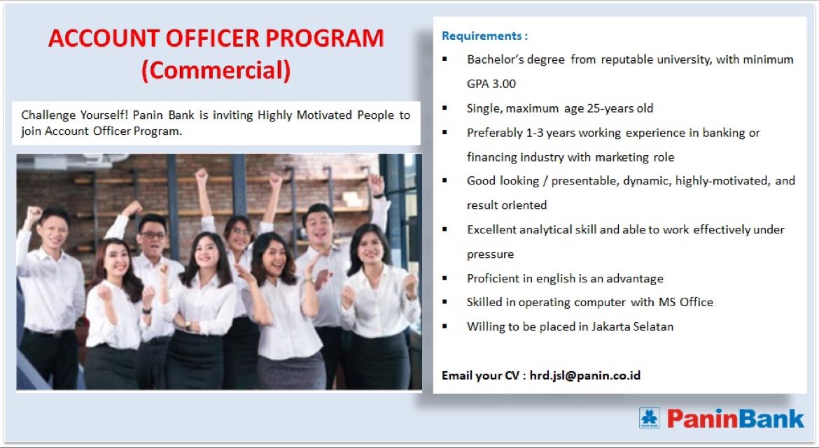 Anggit Pratiwi Rizal on LinkedIn: #bankingjobs #bankers #freshgraduate ... Anggit Pratiwi Rizal on LinkedIn: #bankingjobs #bankers #freshgraduate ...