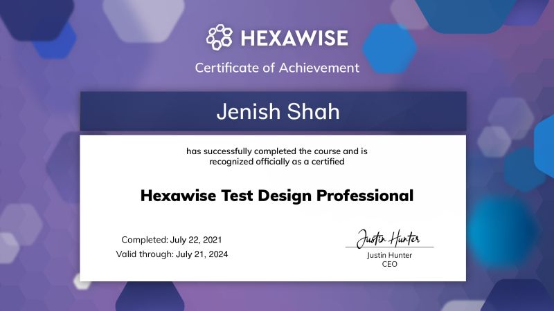 Jenish Shah on LinkedIn: Successfully completed Jenish Shah on LinkedIn: Successfully completed