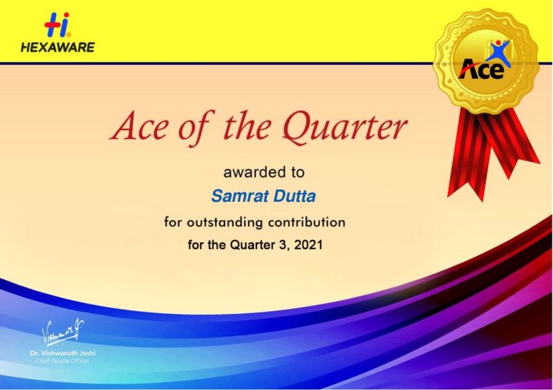 Samrat Dutta on LinkedIn: #hexaware Samrat Dutta on LinkedIn: #hexaware
