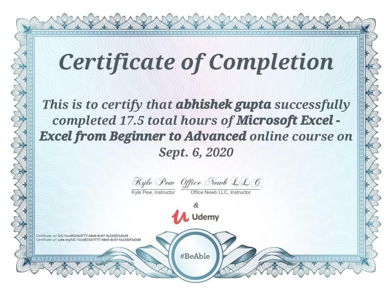 Abhishek Gupta on LinkedIn: #udemy Abhishek Gupta on LinkedIn: #udemy