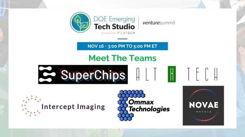FedTech on LinkedIn: DOE Emerging Tech Studio | Venture Summit FedTech on LinkedIn: DOE Emerging Tech Studio | Venture Summit