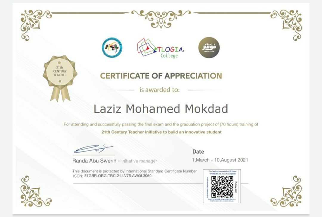 Laziz Mohamed Mokdad posted on LinkedIn Laziz Mohamed Mokdad posted on LinkedIn