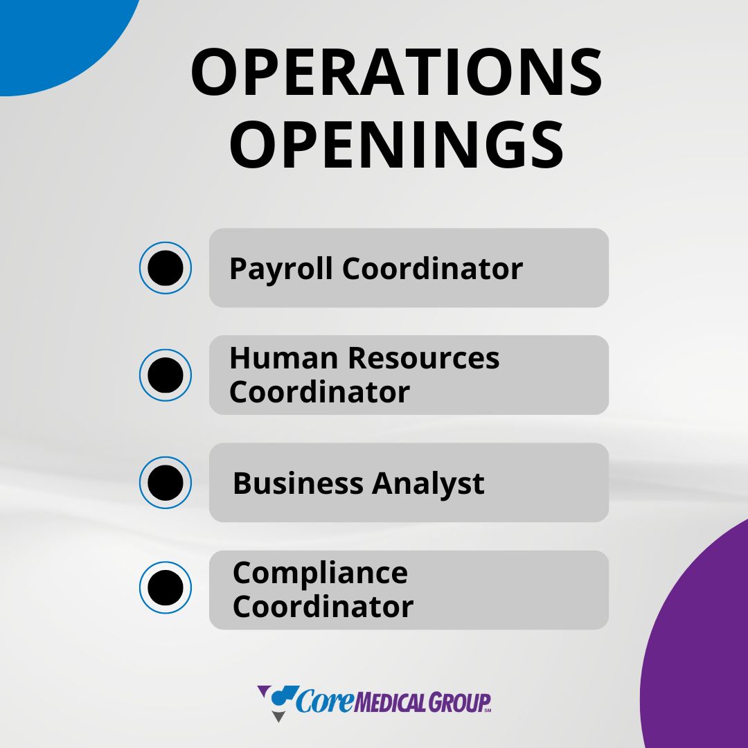 CoreMedical Group on LinkedIn: Join our operations team! At CoreMedical ... CoreMedical Group on LinkedIn: Join our operations team! At CoreMedical ...