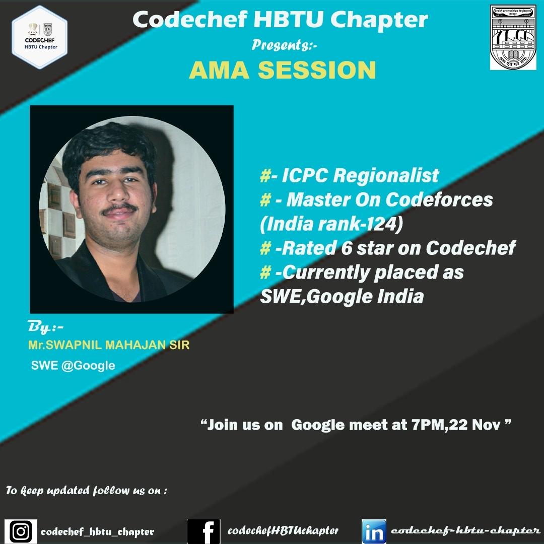 Codechef HBTU Chapter on LinkedIn: #codechef #codechefcollegechapters # ... Codechef HBTU Chapter on LinkedIn: #codechef #codechefcollegechapters # ...