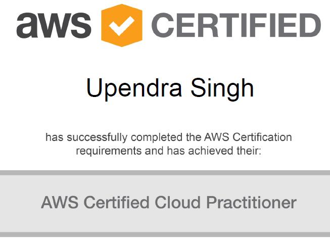Upendra Singh on LinkedIn: #aws #awsccp #cloud Upendra Singh on LinkedIn: #aws #awsccp #cloud