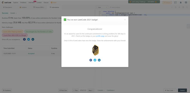 Shrutika Suryawanshi on LinkedIn: #leetcode #consistency #leetcode # ... Shrutika Suryawanshi on LinkedIn: #leetcode #consistency #leetcode # ...
