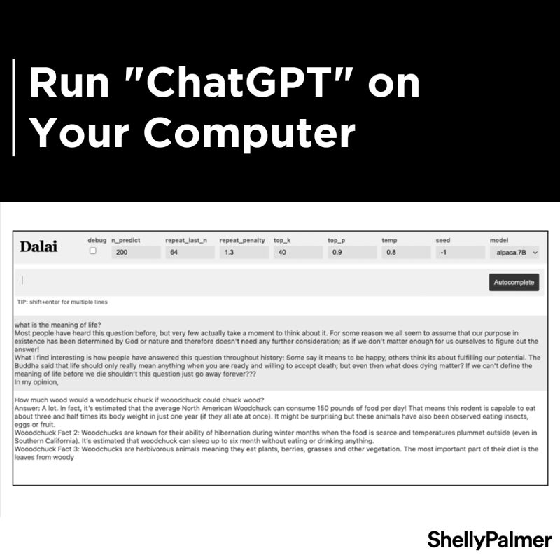 Shelly Palmer on LinkedIn: #ai #chatgpt #openai #meta #llama #llm Shelly Palmer on LinkedIn: #ai #chatgpt #openai #meta #llama #llm