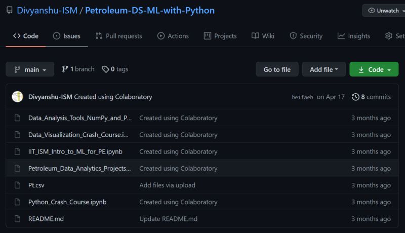 Divyanshu Vyas on LinkedIn: #petroleumengineer #data #analytics #code # ... Divyanshu Vyas on LinkedIn: #petroleumengineer #data #analytics #code # ...