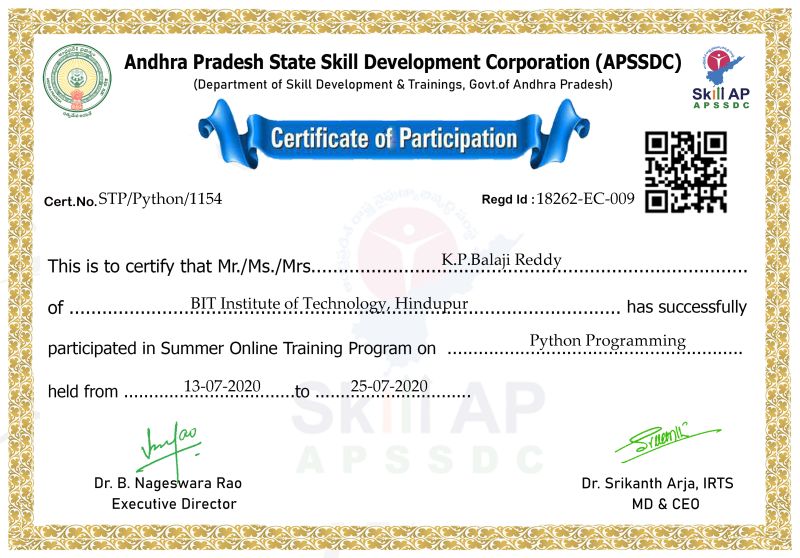 K P Balaji Reddy on LinkedIn: #python #programming #assdc K P Balaji Reddy on LinkedIn: #python #programming #assdc