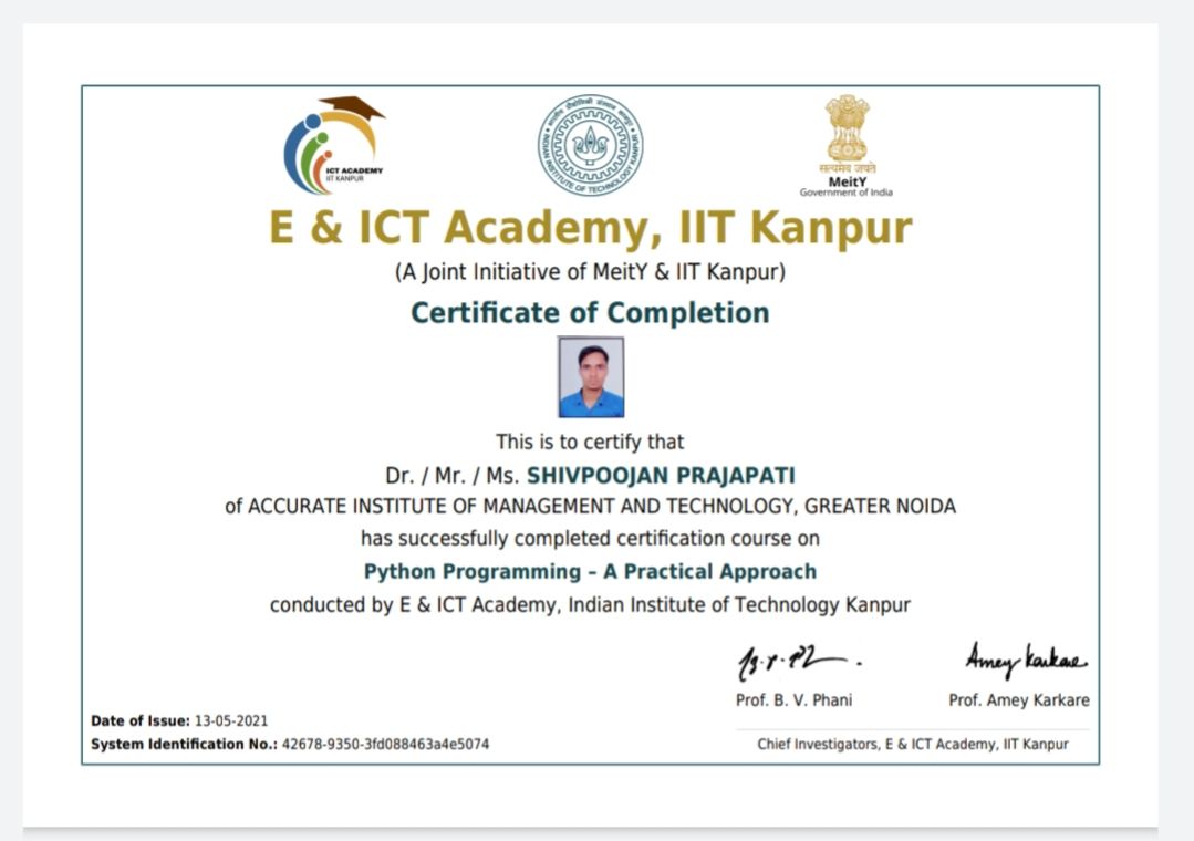 Shiv Poojan on LinkedIn: #python Shiv Poojan on LinkedIn: #python