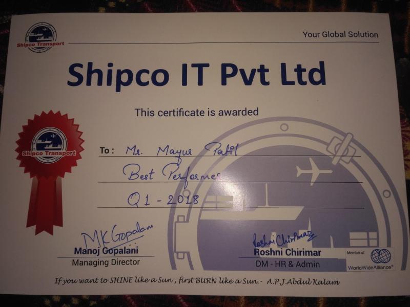 Mayur Patil on LinkedIn: #award #performing #bestperformer #q1 Mayur Patil on LinkedIn: #award #performing #bestperformer #q1