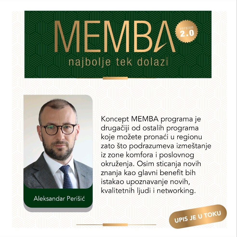 Aleksandar Perisic on LinkedIn: http://memba.msm.edu.rs/ Aleksandar Perisic on LinkedIn: http://memba.msm.edu.rs/