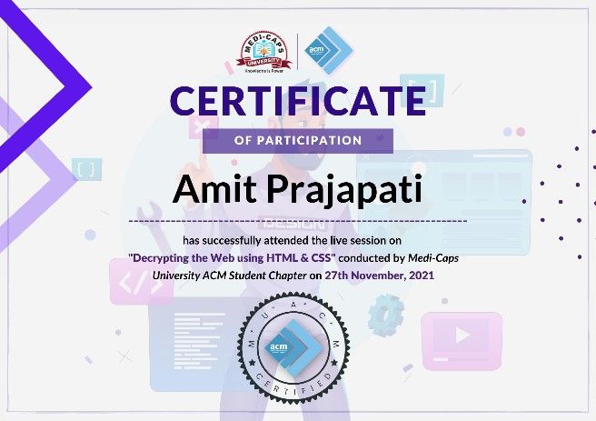 Amit Prajapati on LinkedIn: #decryptingweb #html #css #muacm #muacm Amit Prajapati on LinkedIn: #decryptingweb #html #css #muacm #muacm
