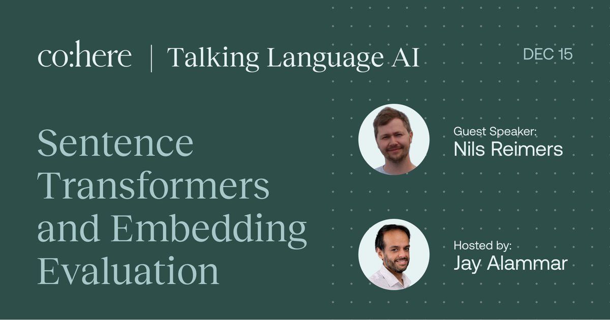 Jay Alammar on LinkedIn: I'm a huge fan of Sentence Transformers. Join ... Jay Alammar on LinkedIn: I'm a huge fan of Sentence Transformers. Join ...