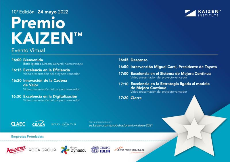 Kaizen Institute Western Europe en LinkedIn: Premios KAIZEN™ Kaizen Institute Western Europe en LinkedIn: Premios KAIZEN™
