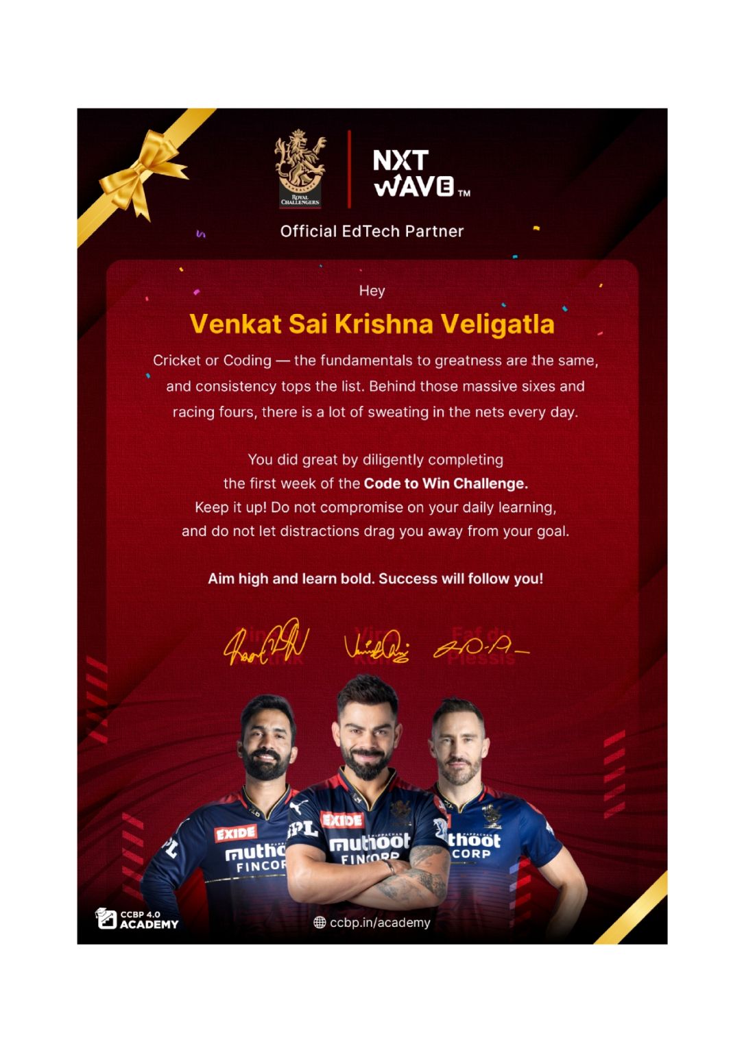Venkat sai Krishna veligatla on LinkedIn: #coding #nxtwave # ... Venkat sai Krishna veligatla on LinkedIn: #coding #nxtwave # ...