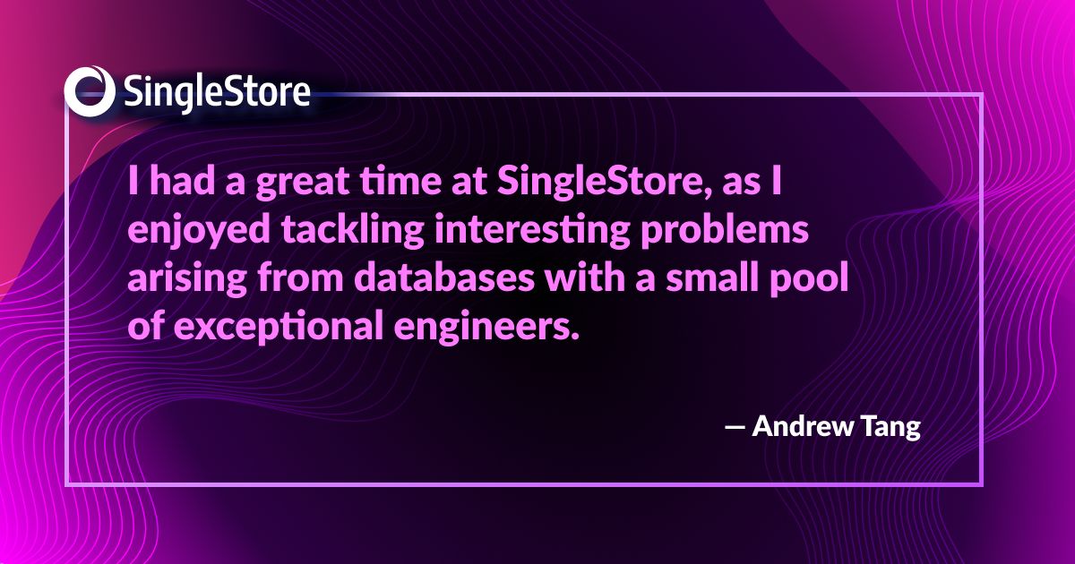 SingleStore on LinkedIn: #engineering #database #hiring #internship SingleStore on LinkedIn: #engineering #database #hiring #internship